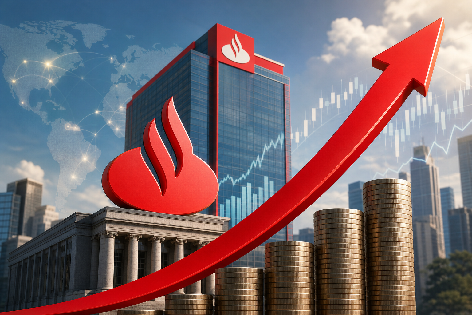 Santander: el banco de inversión que valora sus acciones en 13,6€